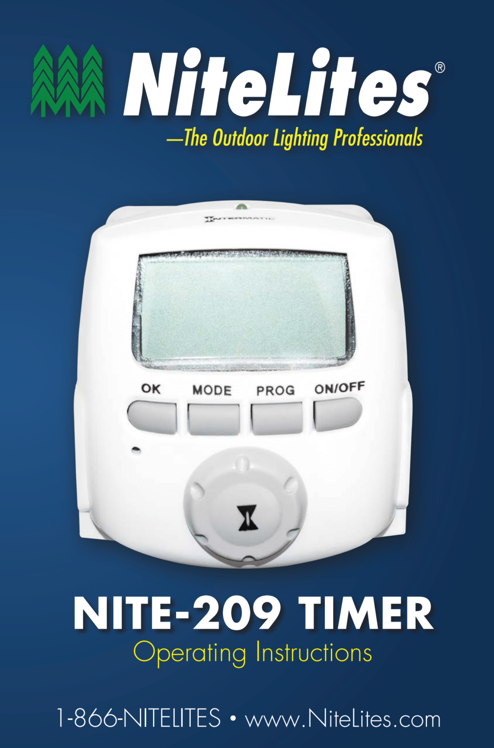 NITE-209 and NITE-213 Timer Reset Instructions